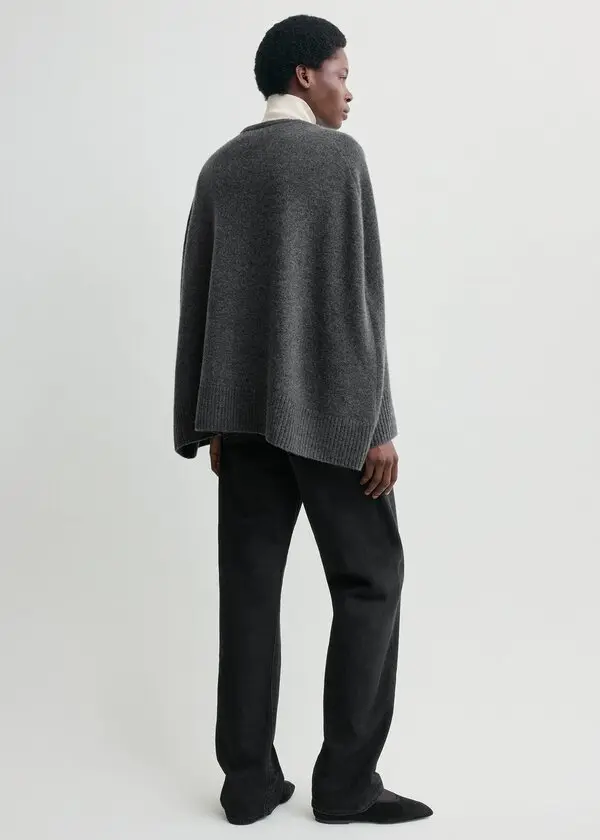 TOTEME Crew Cape Knit - Grey
