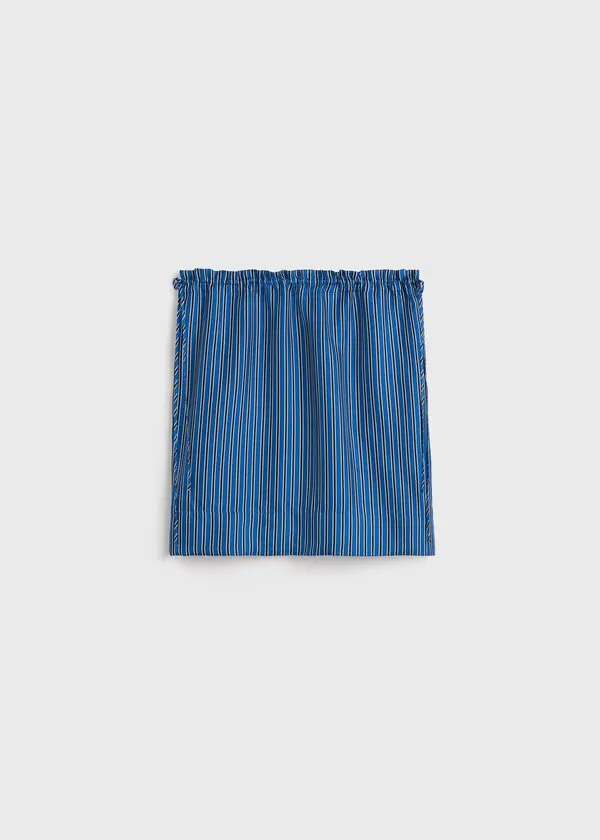 TOTEME Striped Mini Skirt - Blue