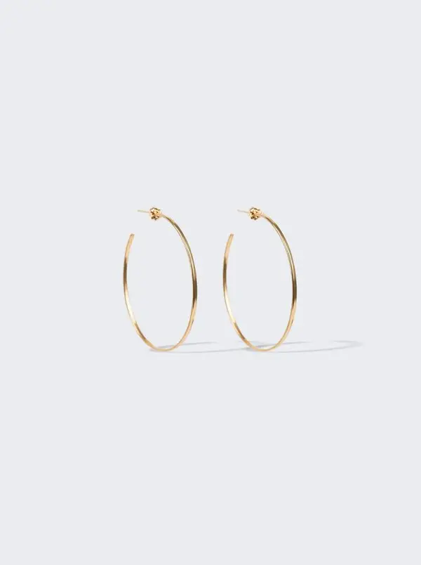 GWEN BELOTI Sherry Luster Hoop Earrings - Gold