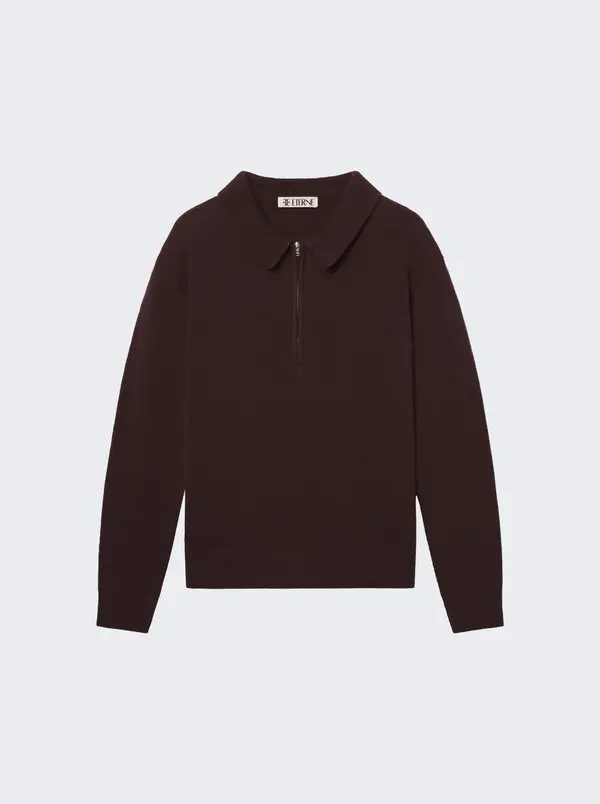 Eterne Blaise Cashmere Sweater - Brown