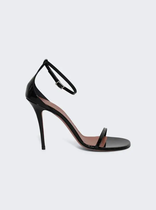 Amina Muaddi Barbara Sandal - Black
