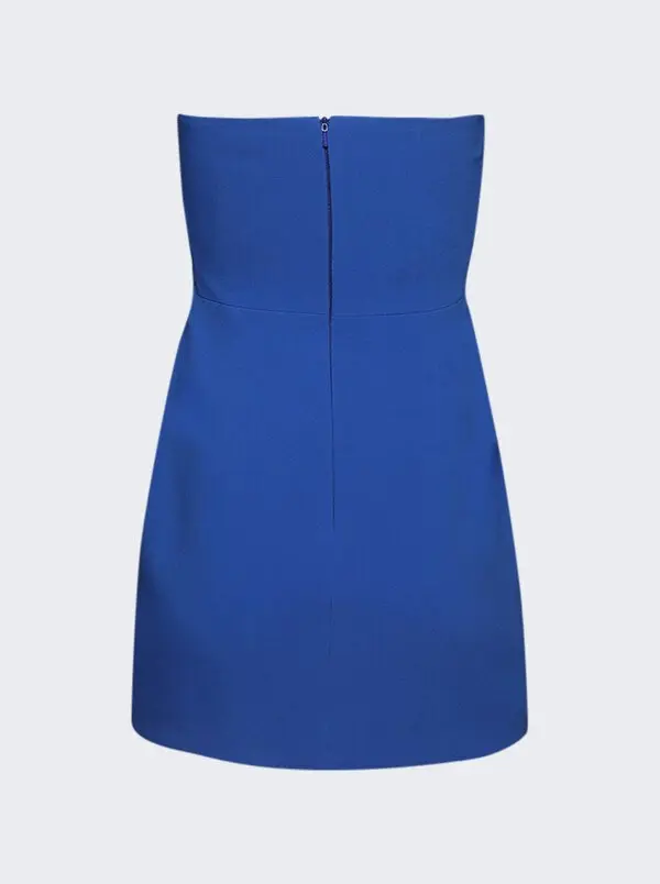 David Koma Crystal Brooch Mini Dress
