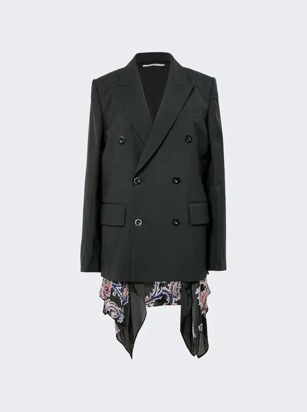 Sacai Suiting X Paisley Print Jacket