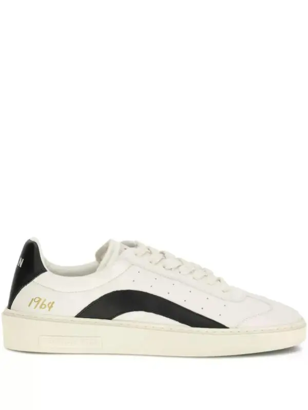 Dsquared2 Rider Leather Sneakers - Neutrals
