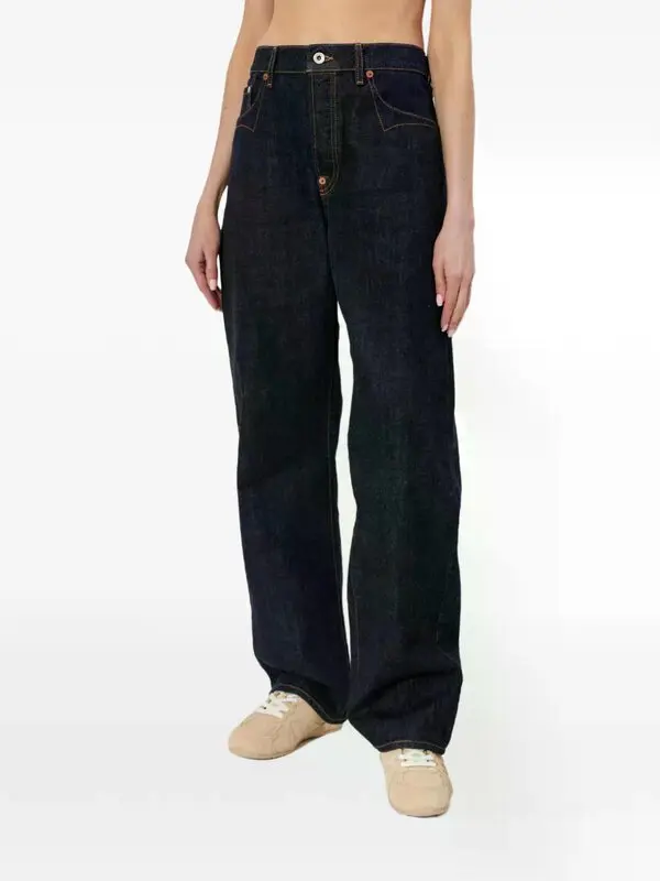 Kenzo Logo Embroidered Jeans