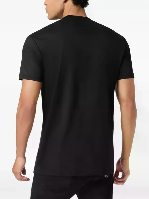 Philipp Plein Logo-plaque T-shirt - Black