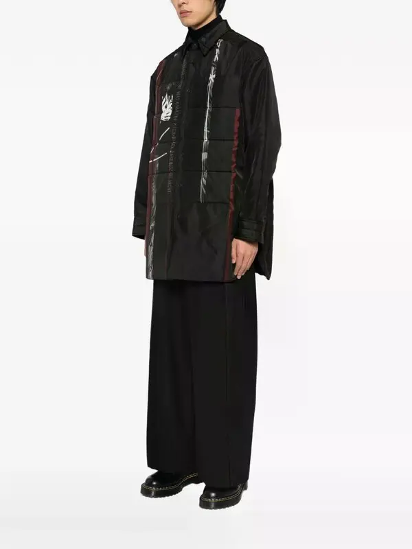Yohji Yamamoto Graphic-print Padded Jacket
