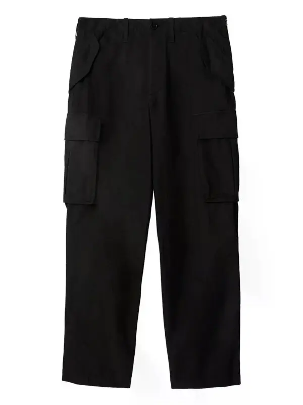 Burberry B-buckle Cargo Pants With Check Trim