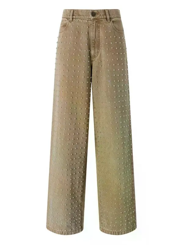 Pinko Five Pockets Studded Jeans