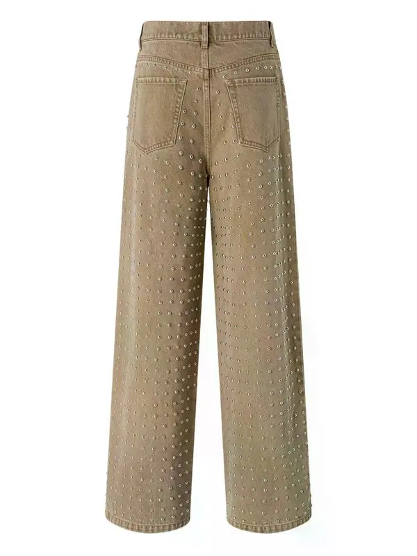 Pinko Five Pockets Studded Jeans