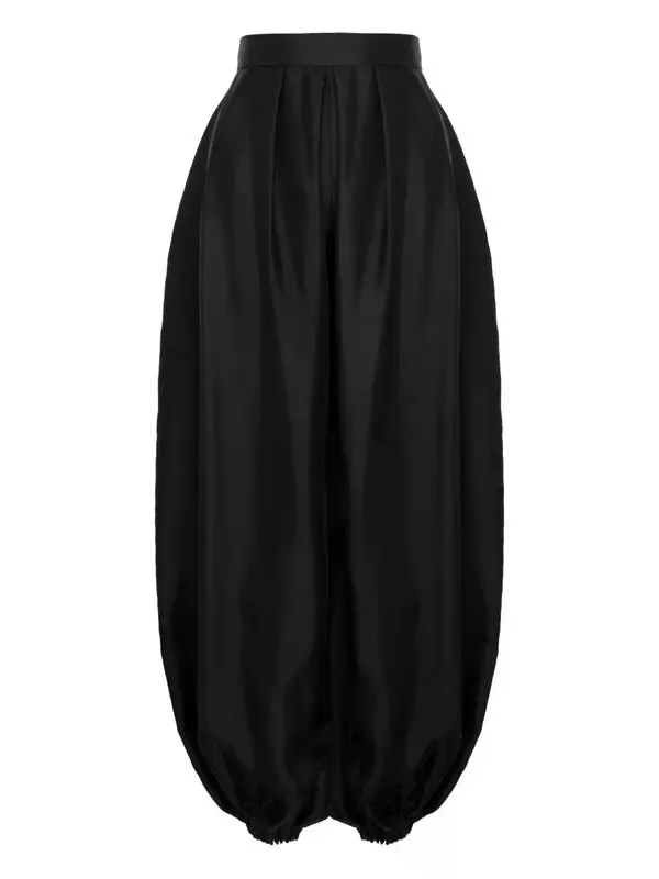 MANURI Bazar Pleated Trousers - Black