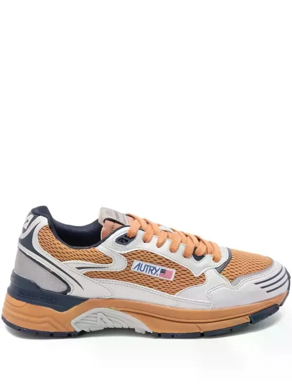 AUTRY Hyperway Panelled Sneakers - Orange