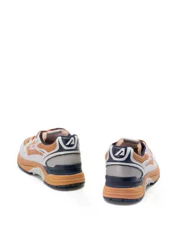 AUTRY Hyperway Panelled Sneakers - Orange