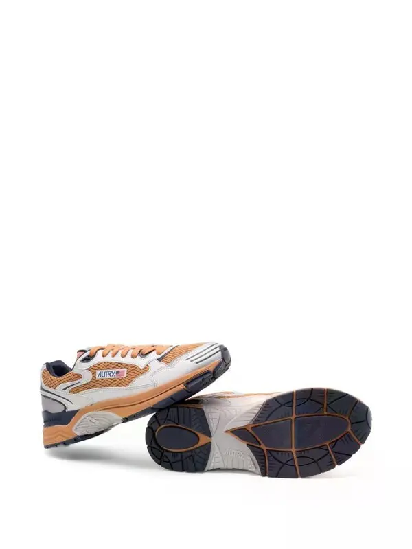 AUTRY Hyperway Panelled Sneakers - Orange