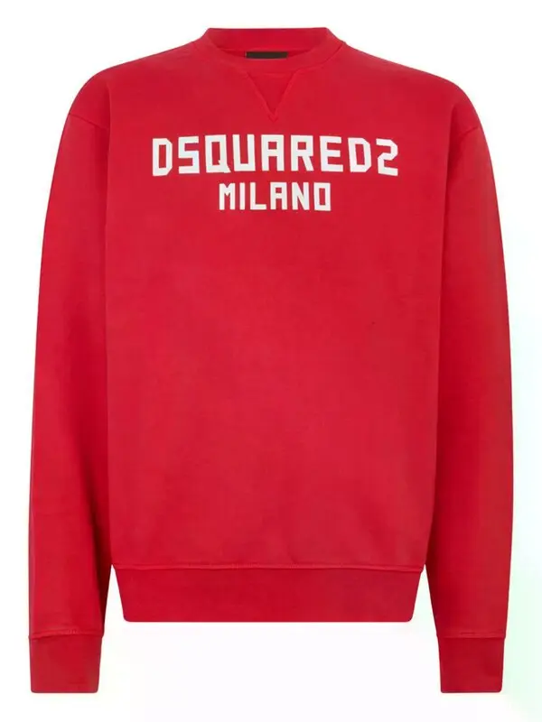 Dsquared2 Milano Crewneck Sweater - Red