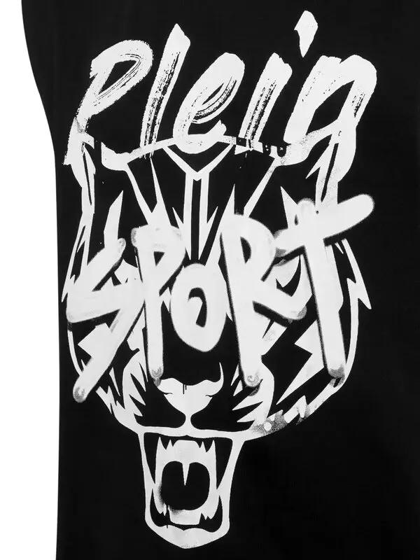 PLEIN SPORT Graphic Print Tank Top
