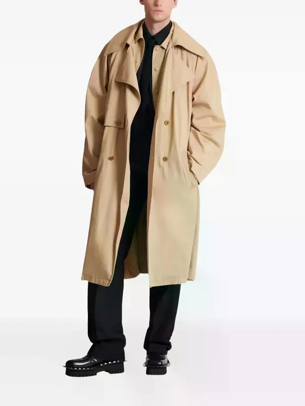Balmain Belted Trench Coat