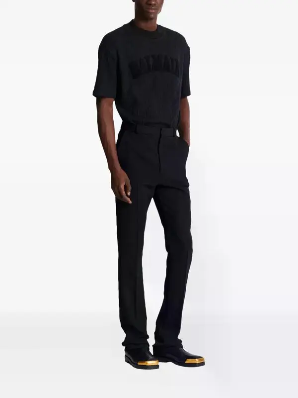 Balmain Darted Wool Trousers