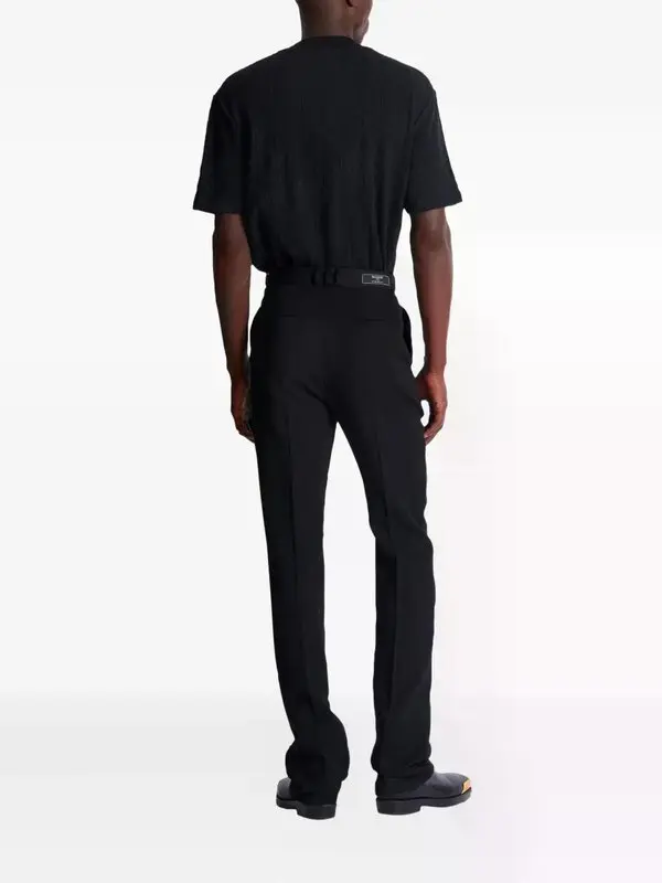 Balmain Darted Wool Trousers