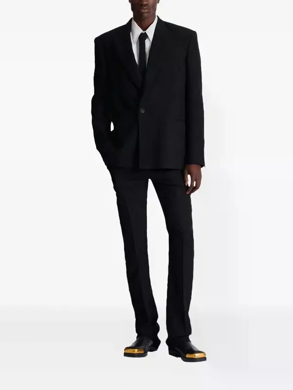 Balmain Darted Wool Trousers