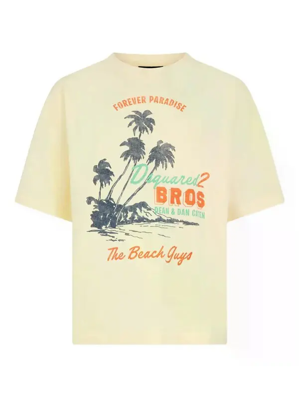 Dsquared2 Graphic-print Crew-neck T-shirt
