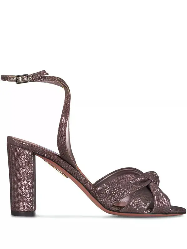AQUAZZURA Knotted Detail Ankle-strap Sandals