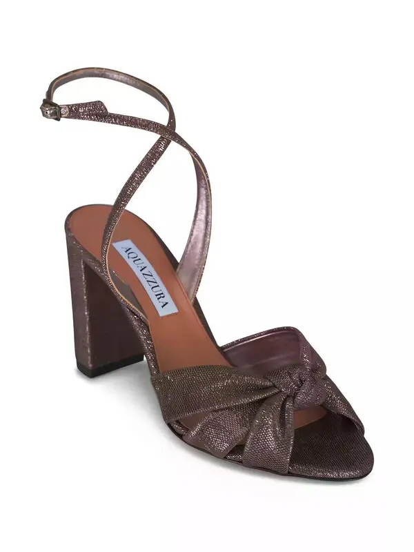 AQUAZZURA Knotted Detail Ankle-strap Sandals