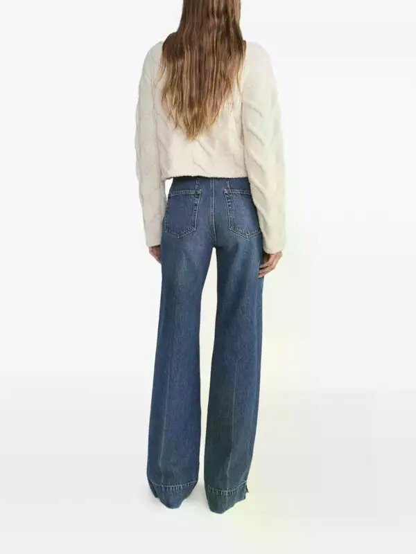 FRAME Wide-leg Trousers