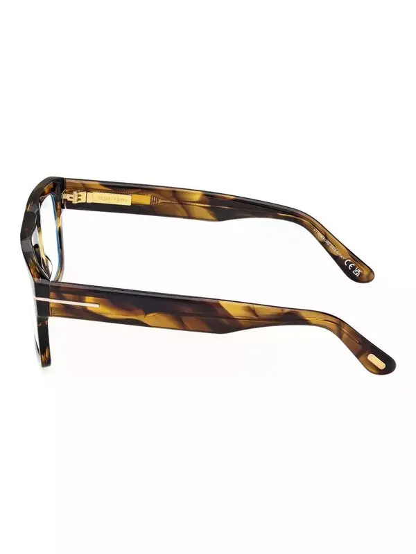 TOM FORD Rectangular-frame Eyeglasses - Brown