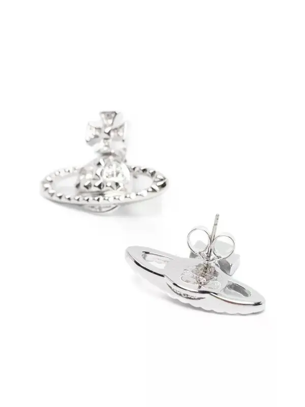 VIVIENNE WESTWOOD Mayfair Crystal Earrings - Silver