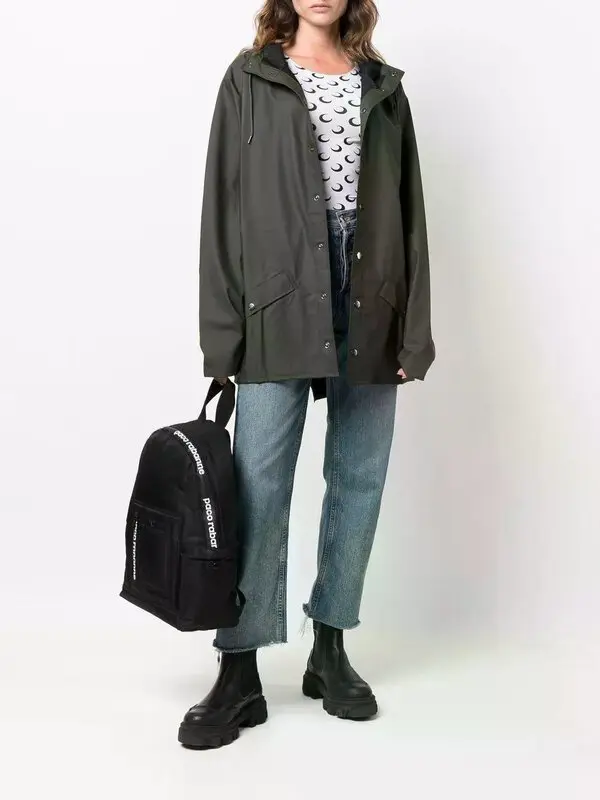 Rains Long-sleeve Hooded Jacket