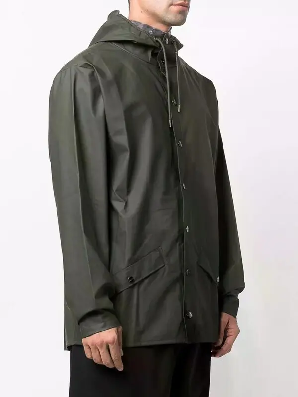 Rains Long-sleeve Hooded Jacket
