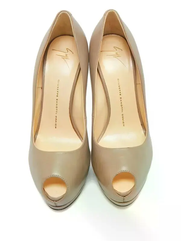 GIUSEPPE ZANOTTI Peep-toe Platform Pumps
