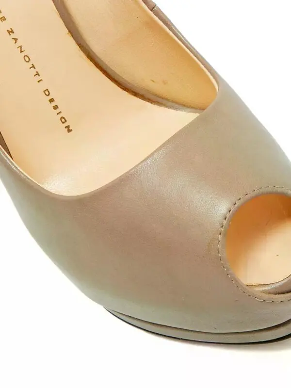 GIUSEPPE ZANOTTI Peep-toe Platform Pumps