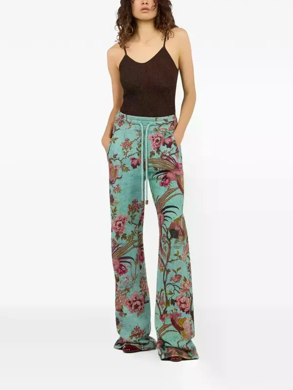 Roberto Cavalli Crochet Spaghetti-strap Top