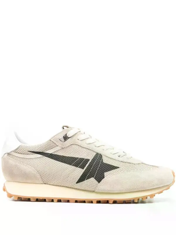 GOLDEN GOOSE Marathon Star-motif Sneakers - Neutrals
