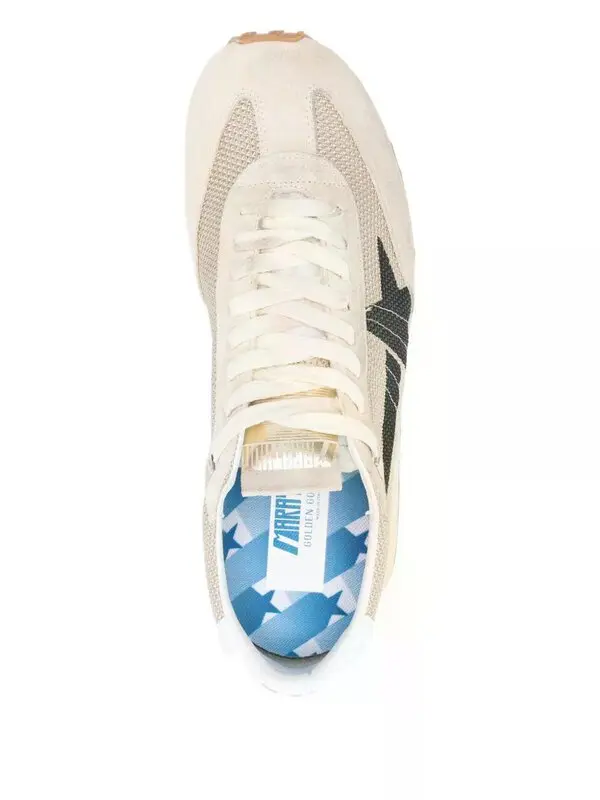 GOLDEN GOOSE Marathon Star-motif Sneakers - Neutrals