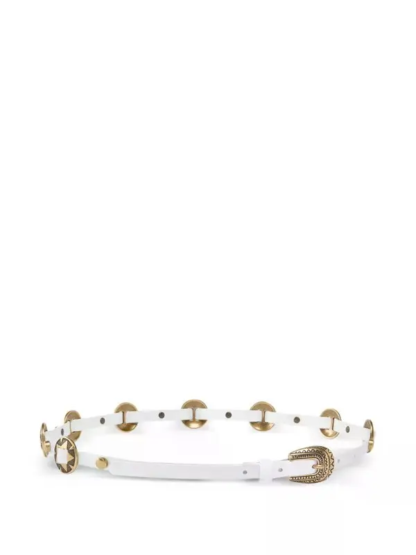 Pinko Stud-embellished Leather Belt