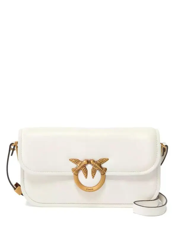Pinko Small Love Bird-ring Crossbody Bag