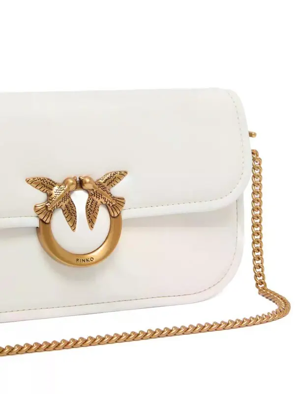 Pinko Small Love Bird-ring Crossbody Bag