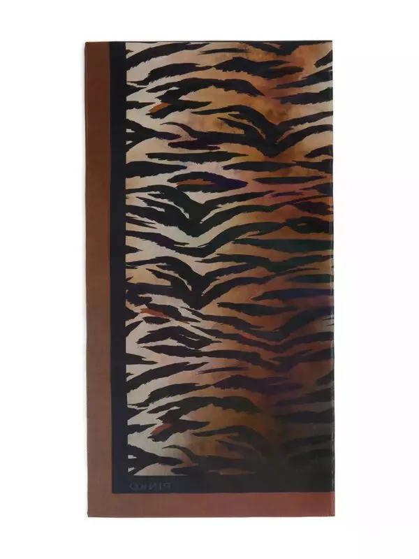 Pinko Animal-print Scarf