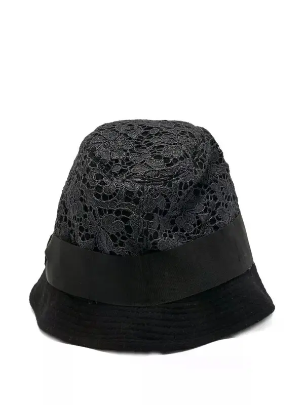 Dolce & Gabbana Lace-overlay Bucket Hat