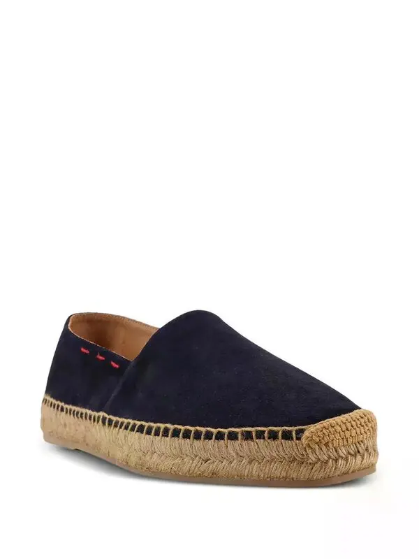 Kiton Stitch-detail Espadrilles - Blue