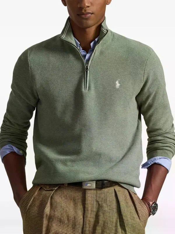Polo Ralph Lauren Long-sleeve Half-zip Sweater - Green