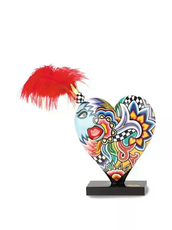 TOMS DRAG Feather Heart Home Decor - Blue