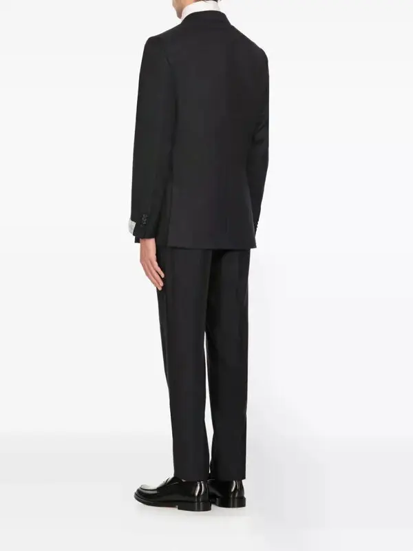 Caruso Single-breasted Suit - Blue