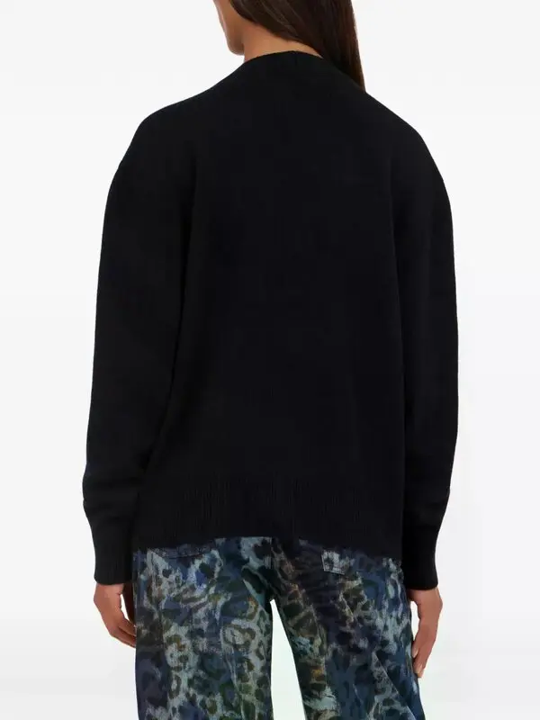 Roberto Cavalli Floral Applique Cardigan