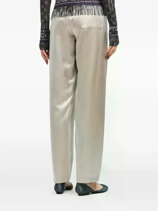 Giorgio Armani Elasticated Satin Trousers