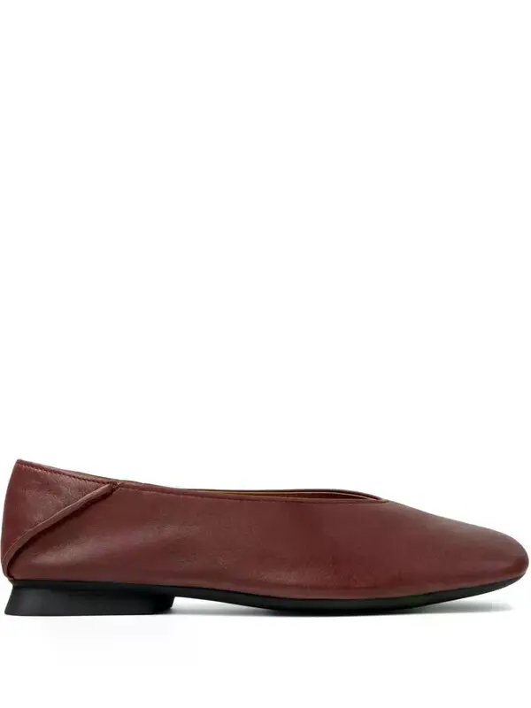 Camper Casi Myra Leather Flats - Red