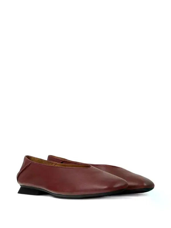 Camper Casi Myra Leather Flats - Red